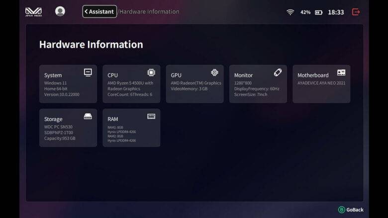 AYASpace – Official frontend for the AYA NEO and AYA NEO Pro - DROIX ...