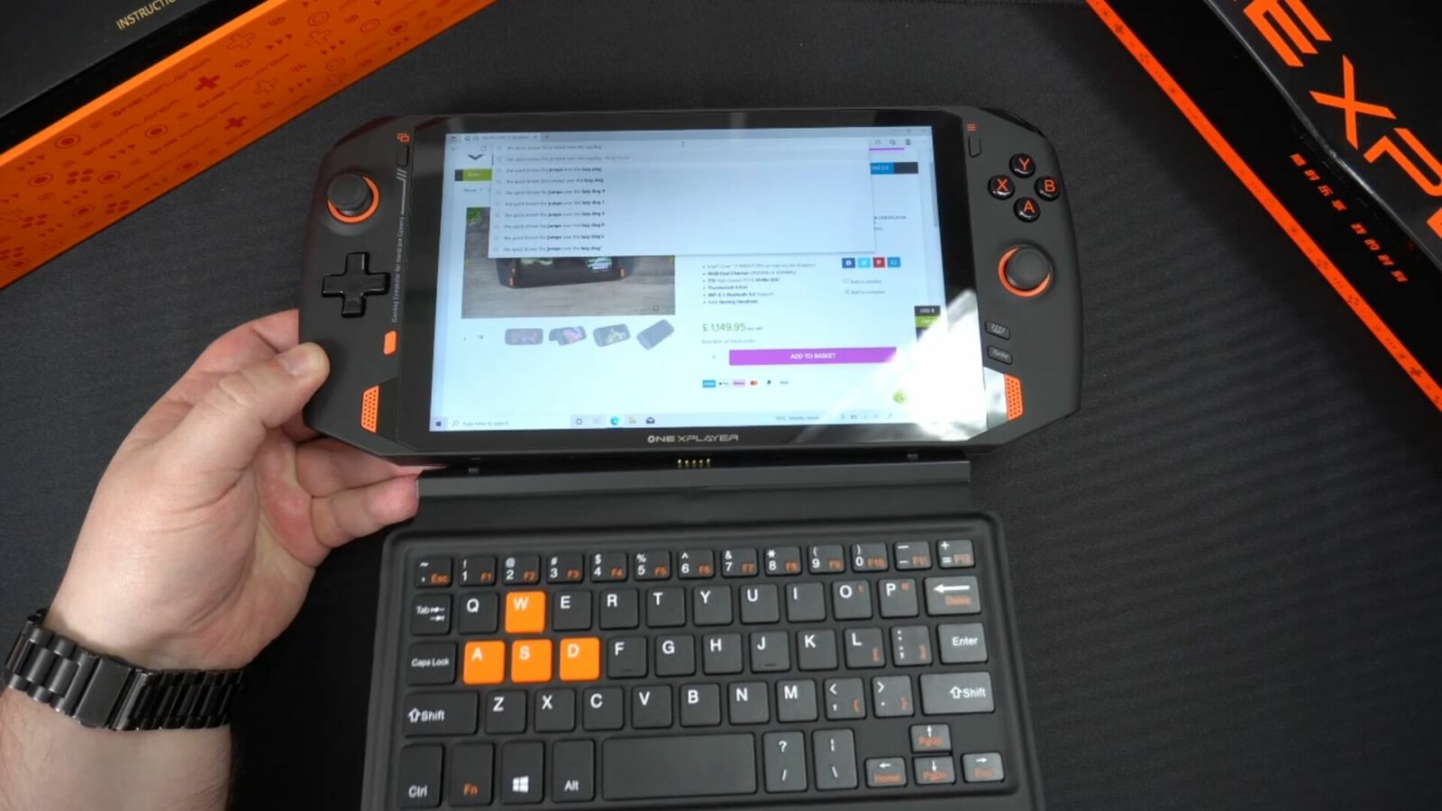 ONEXPLAYER Bluetooth 5.1 Keyboard review with video - DROIX Blogs ...