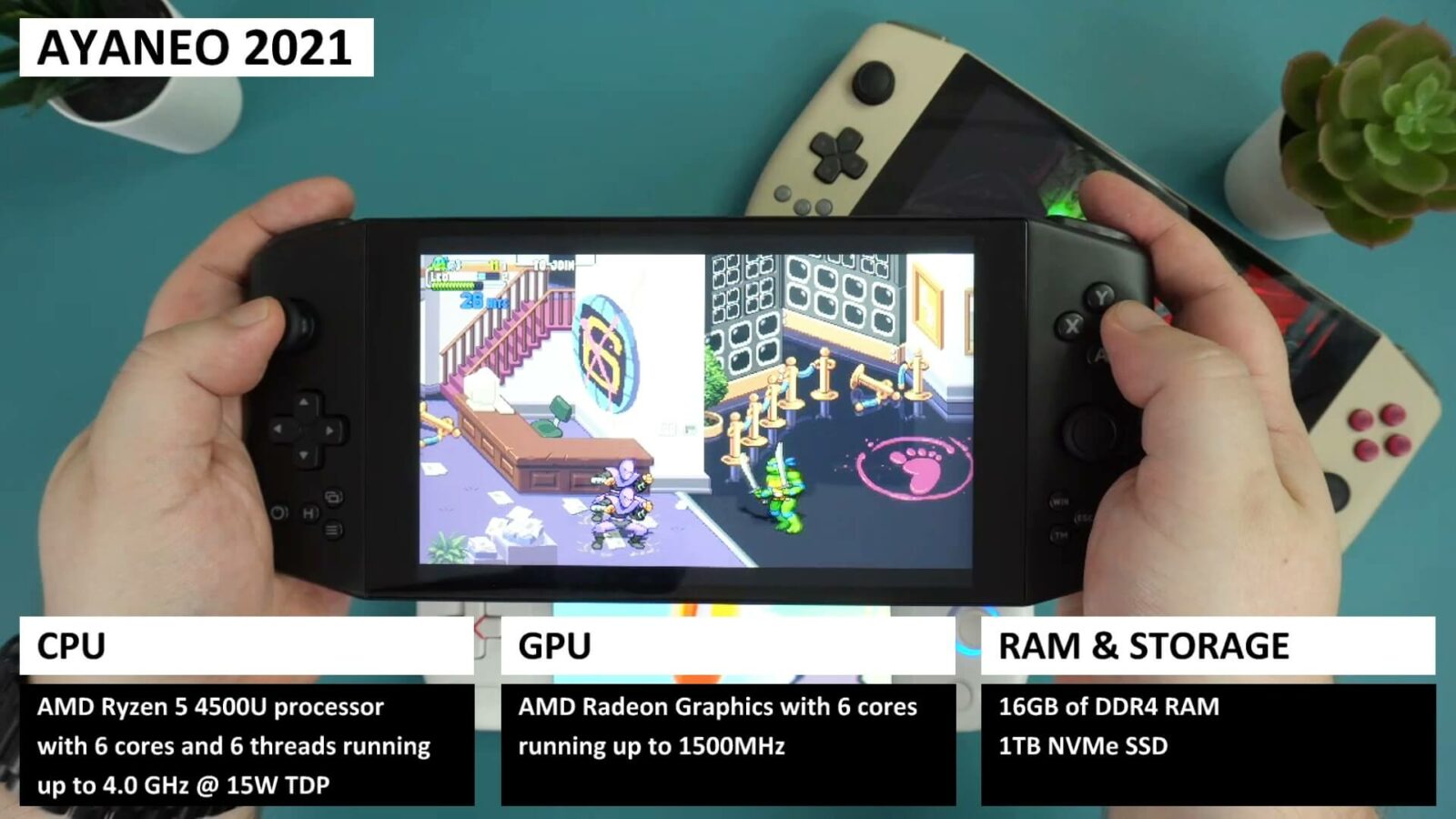 AYANEO Air comparison vs 2021 & Retro Power handheld gaming consoles ...