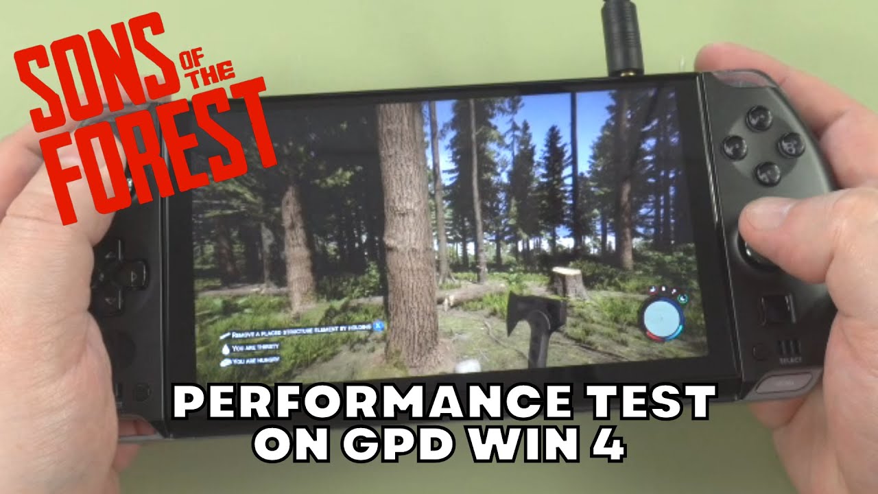 Video Thumbnail: Sons of the Forest on GPD WIN 4 - AMD Ryzen 6800U ...