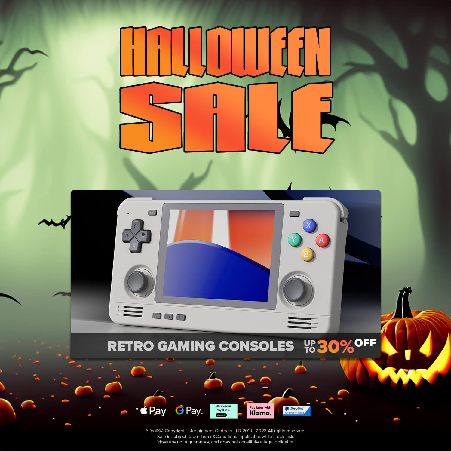 Halloween Sale Retro Gaming Handhelds - DROIX Blogs | Latest Technology ...
