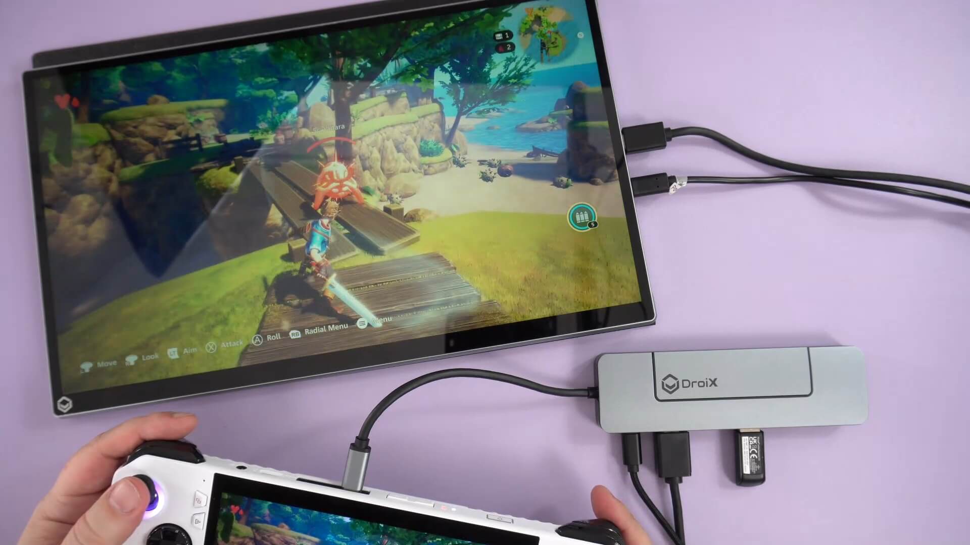 DroiX NH8 hub with NVMe slot with monitor - DROIX Blogs | Latest ...