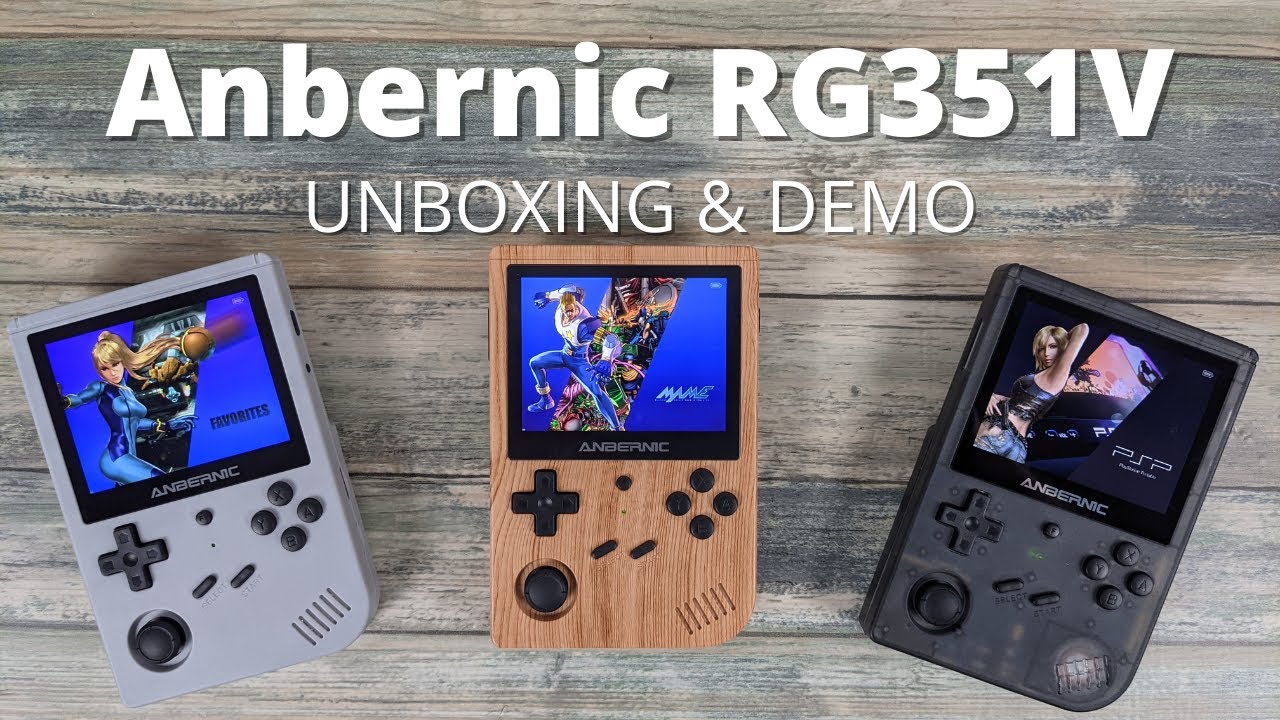 Video Thumbnail: Anbernic RG351V Retro Gaming Handheld Unboxing and ...