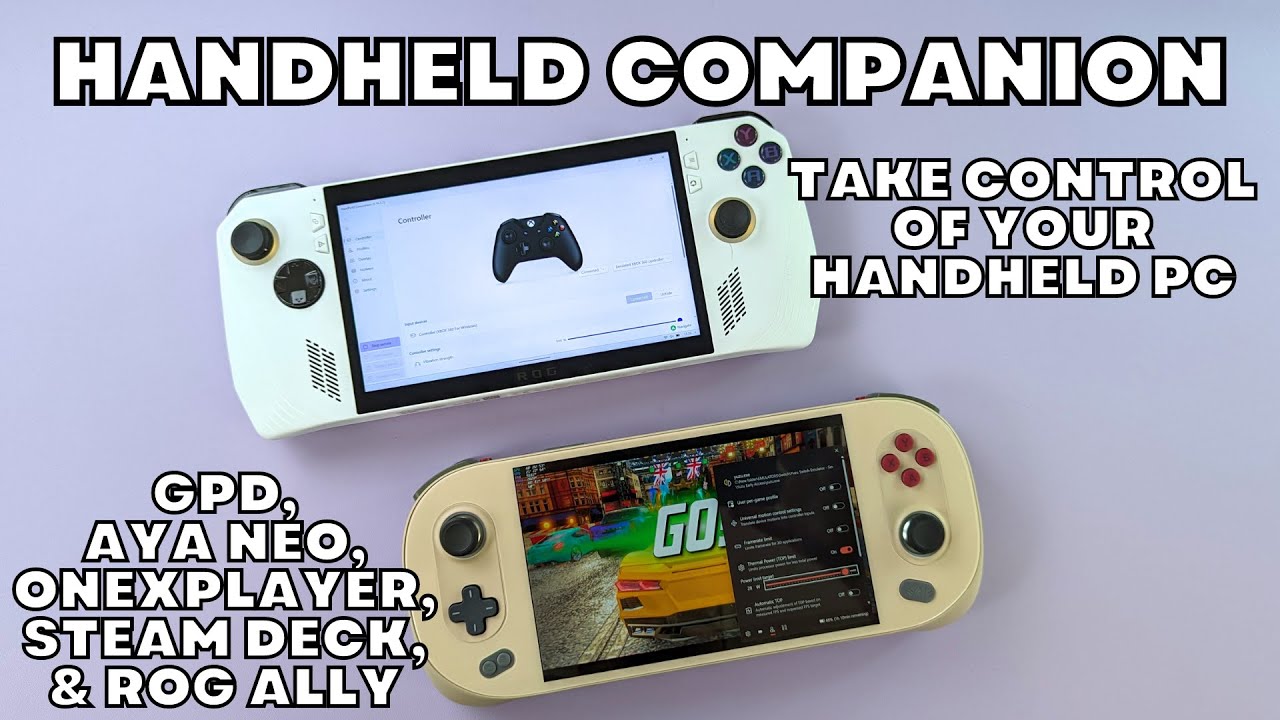 Video Thumbnail We love Handheld Companion for ASUS ROG ALLY GPD ONEXPLAYER AYA NEO and STEAM ...
