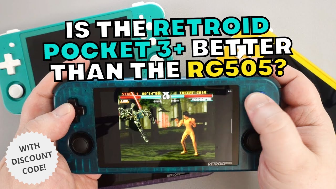 Video Thumbnail: Retroid Pocket 3+ Review – A rival for the RG505 Android retro gaming handheld ...