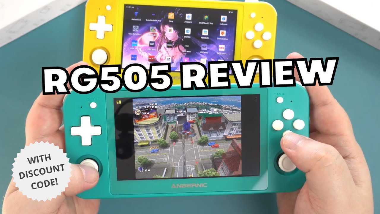 Videominiatyr: Anbernic RG505 Review – Android 12 retro gaming handheld ...