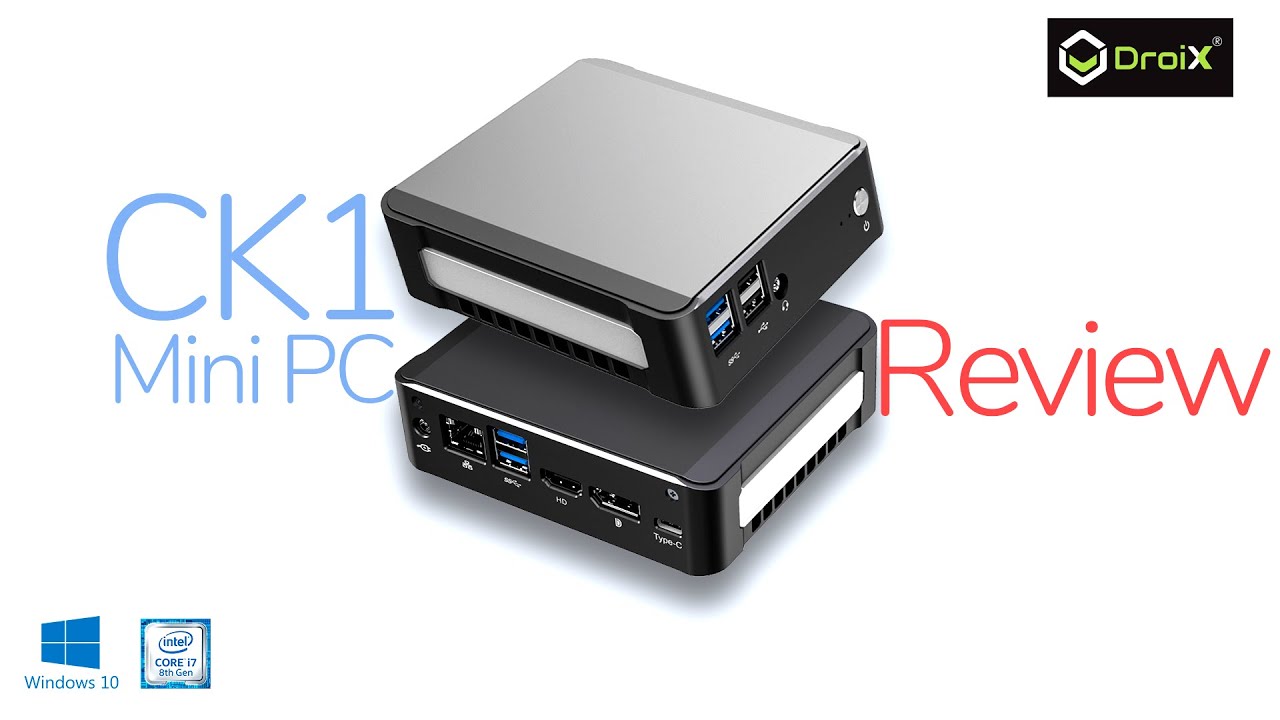 Miniature de la vidéo : DroiX CK1 Intel NUC Mini PC unboxing with Intel ...