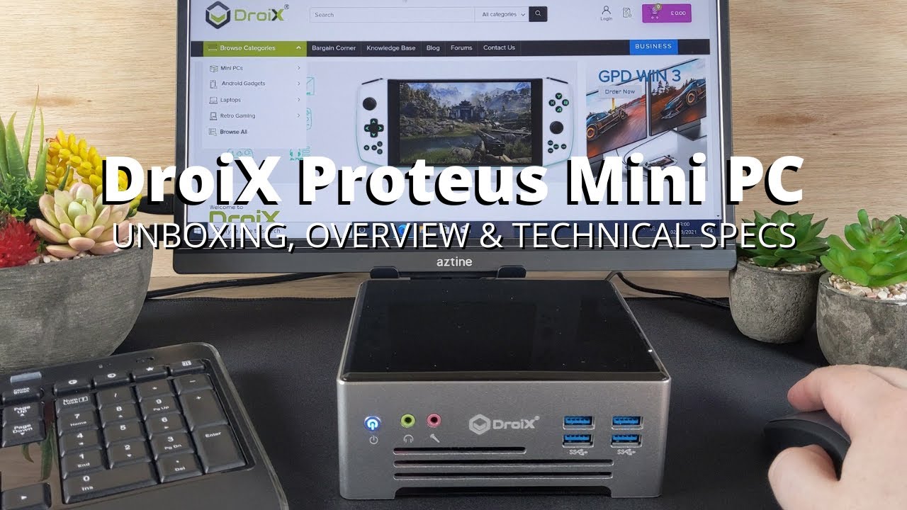 Videominiatyr: DroiX Proteus G4 and G7 Mini PC Review with discount ...