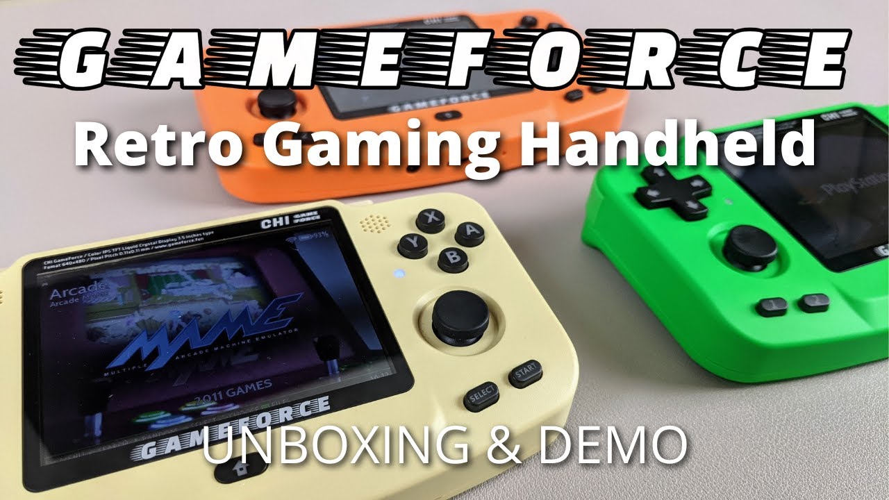 Video Thumbnail: Gameforce Chi Review - A great 2021 Handheld Retro ...