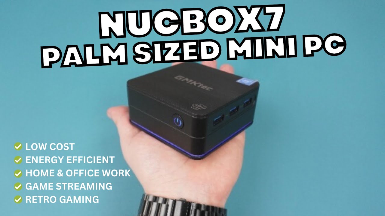 Video Thumbnail: GMKTEC NUCBOX7 Review - Palm sized NUC mini PC great ...