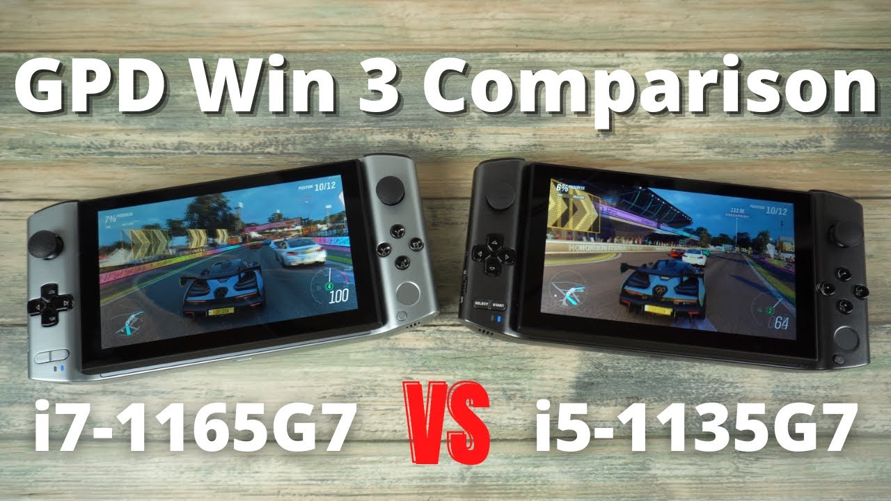 Video Thumbnail: GPD Win 3 i7-1165G7 vs i5-1135G7 Gaming Handheld PC ...