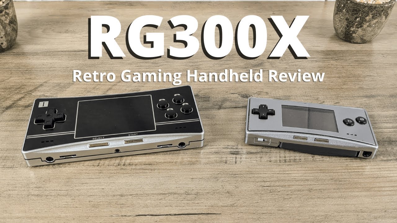 Video Thumbnail: RG300X Review - A GBA Micro inspired Opendingux retro ...