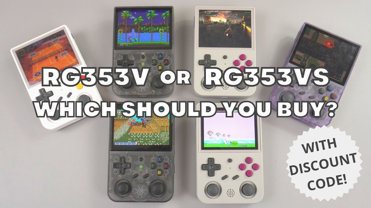 Miniature de la vidéo : RG353V & RG353VS Review with discount code 💵 Which Anbernic retro gaming ...