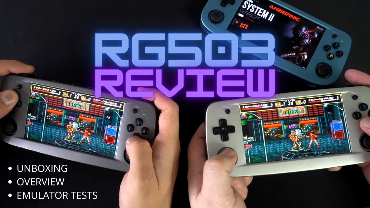 Videominiature: RG503 Review - Anbernic Cortex A55 Retro Gaming ...