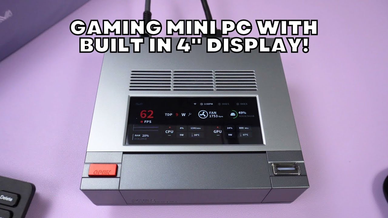 Miniatura del vídeo: A mini PC with built-in screen? AYANEO AM02 Review ...