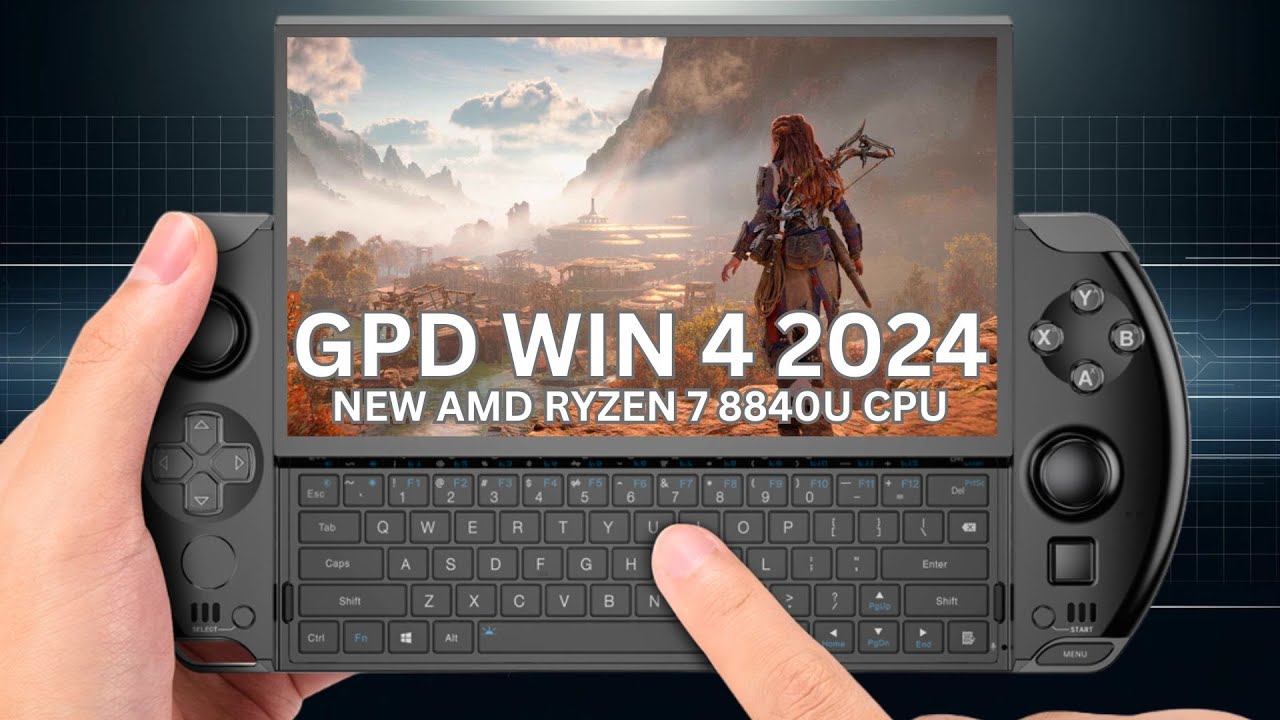 Miniature de la vidéo : GPD WIN 4 2024 review how fast is it over last ...