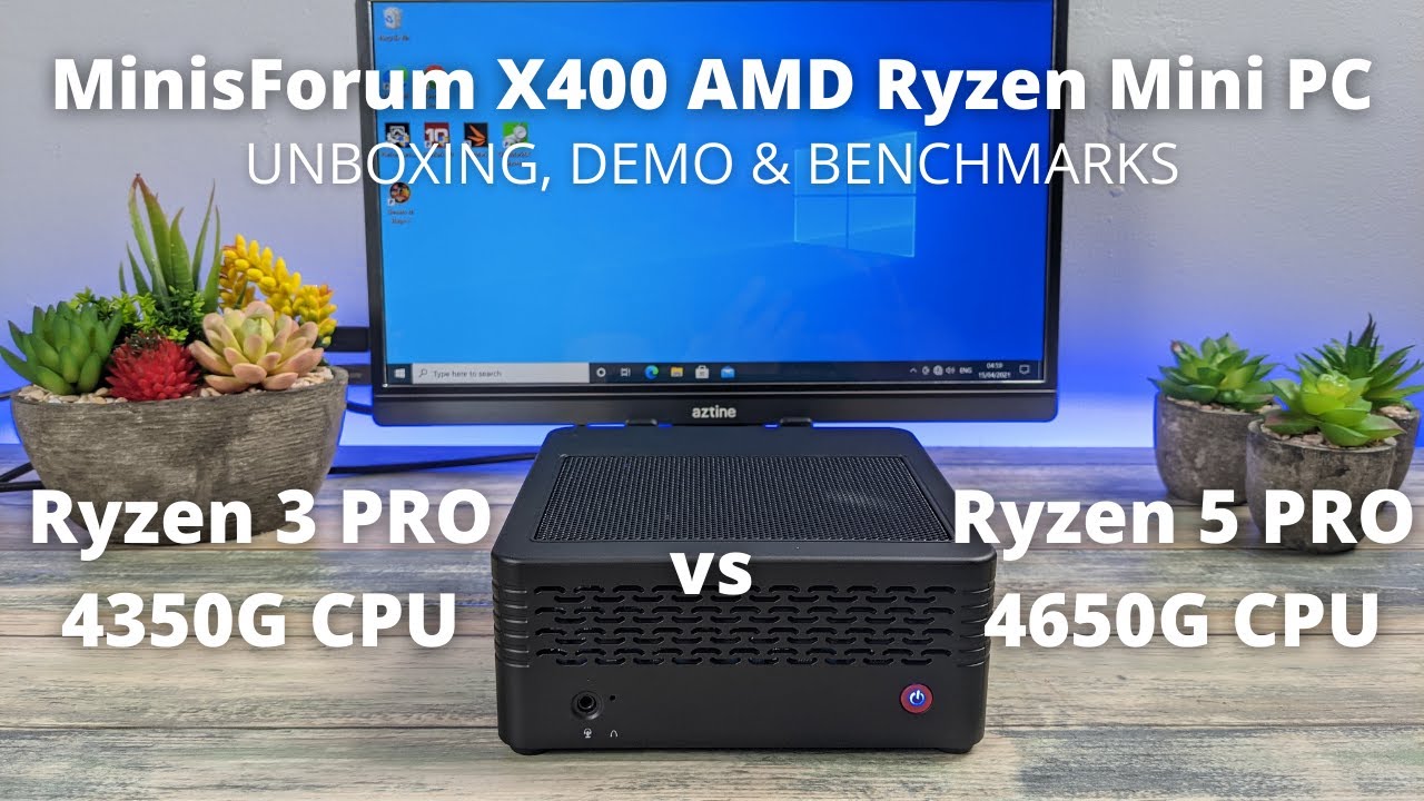 Miniatura del vídeo: MinisForum X400 Ryzen 3 PRO and Ryzen 5 PRO ...