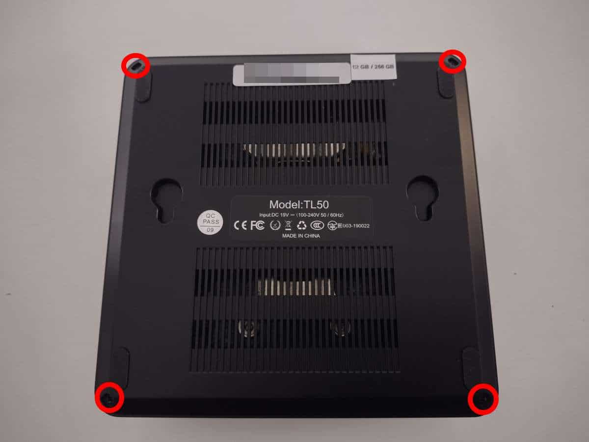 Step 1 – Remove the rear panel