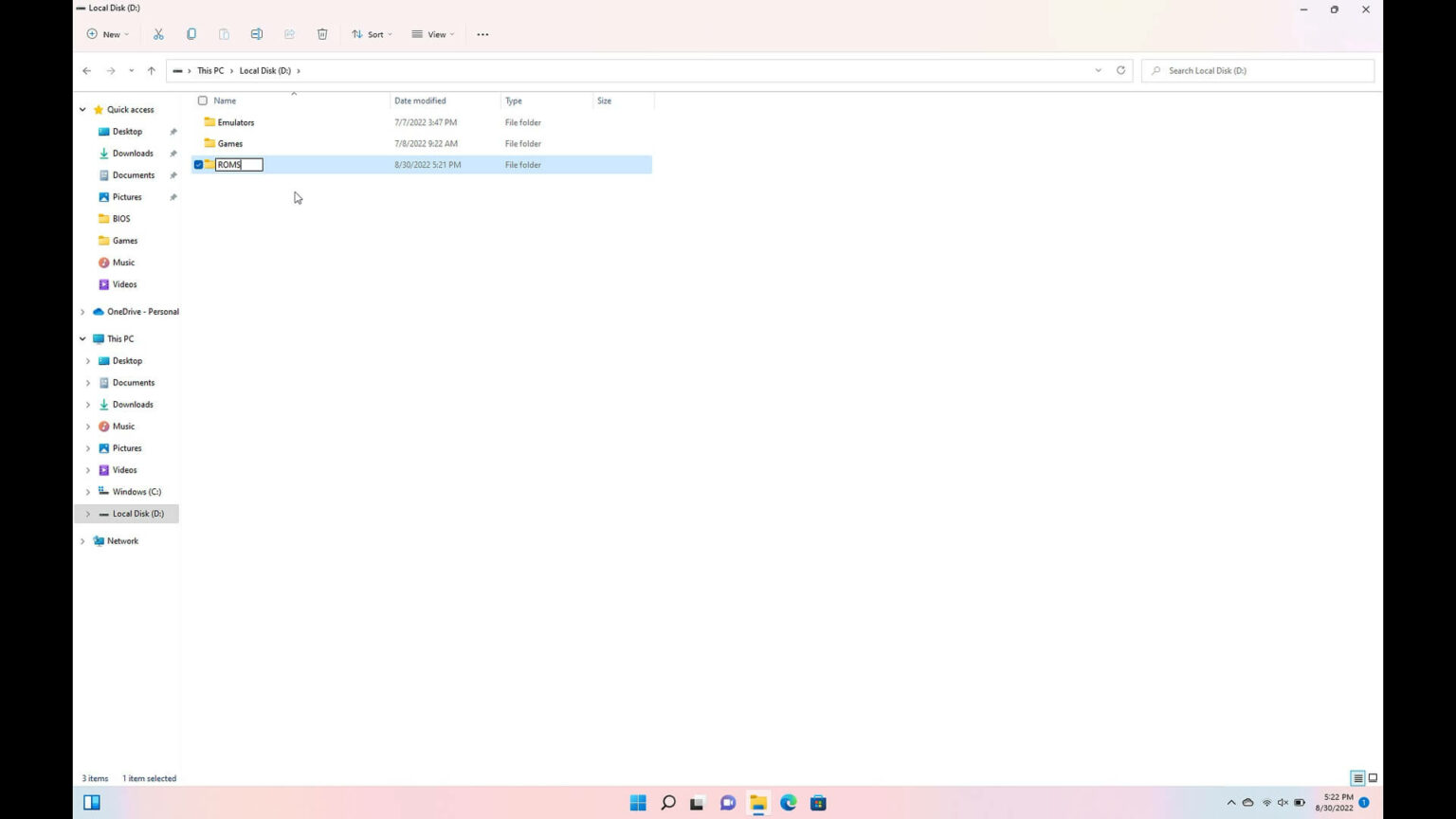 Load RetroArch and choose Import Content then Scan Directory menu options.