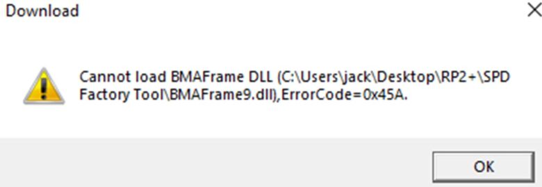 If you receive the BMAFrame9.dll error message as shown below then please locate the folder ...