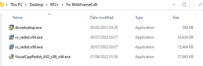 After you have located the folder, you will see 4 programs.
