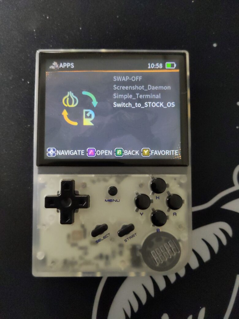 You will now boot into the stock OS.