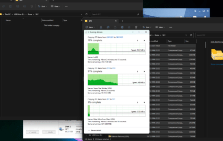 Do that for all of them, however with the BIOS folder, you can simply just copy the contents of ...