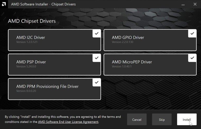 You may next be prompted to install Chipset drivers. We recommend ...