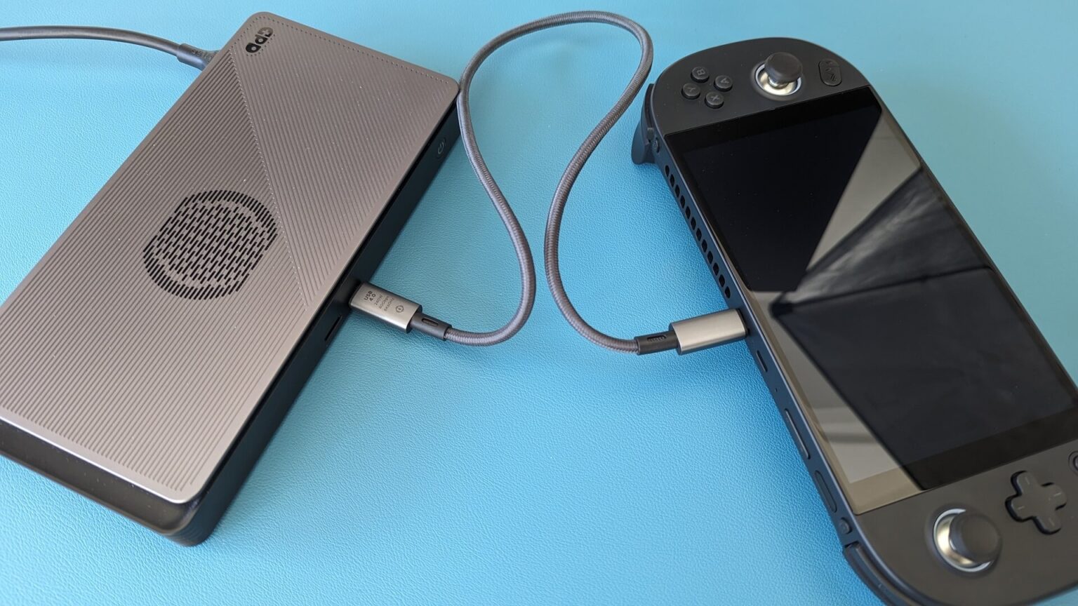 If your device has an OCuLink port, connect both OCuLink and USB 4 ...