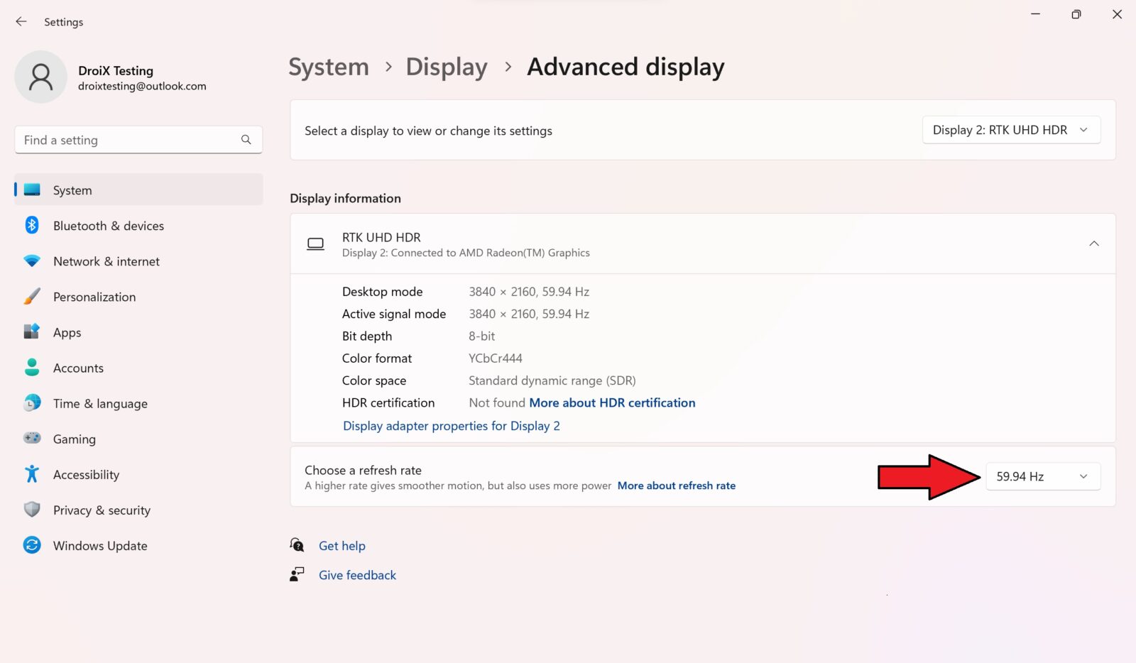 Display Troubleshooting