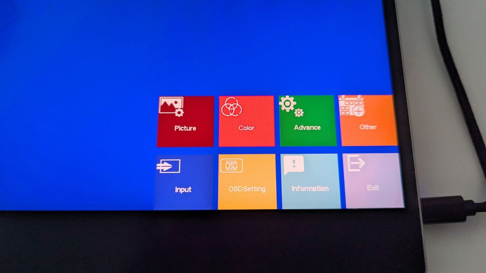 You can navigate the menus by pressing their respective boxes on the screen and configure the ...