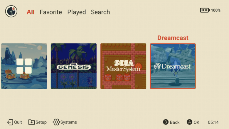 Click on OK and after a few moments you will see the menu has been populated with your chosen ...