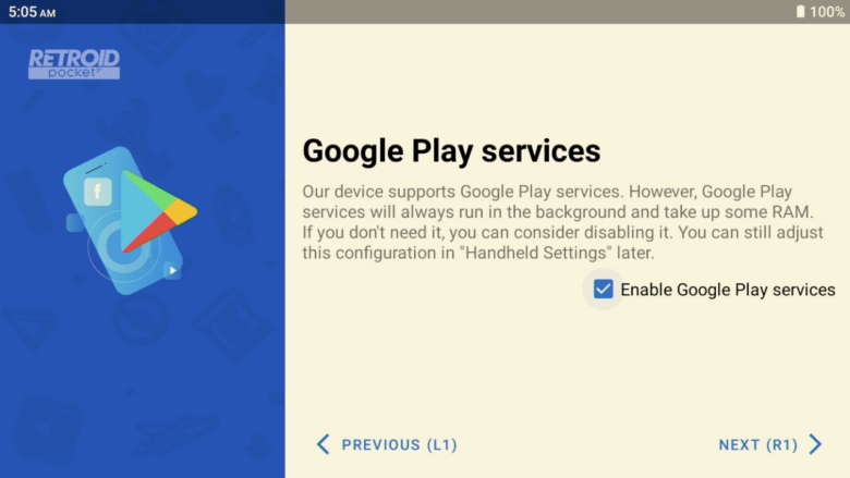 If required, choose your time zone, and if you wish to have Google Play services installed. We ...