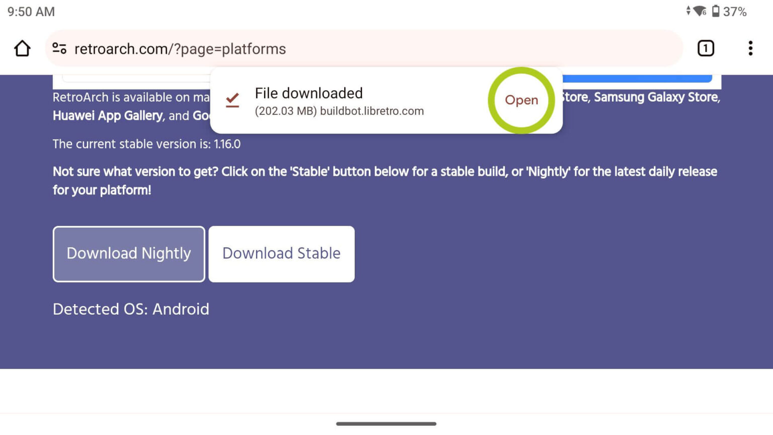 4. Download emulator/app 5. Download anyway 6. Open downloaded file