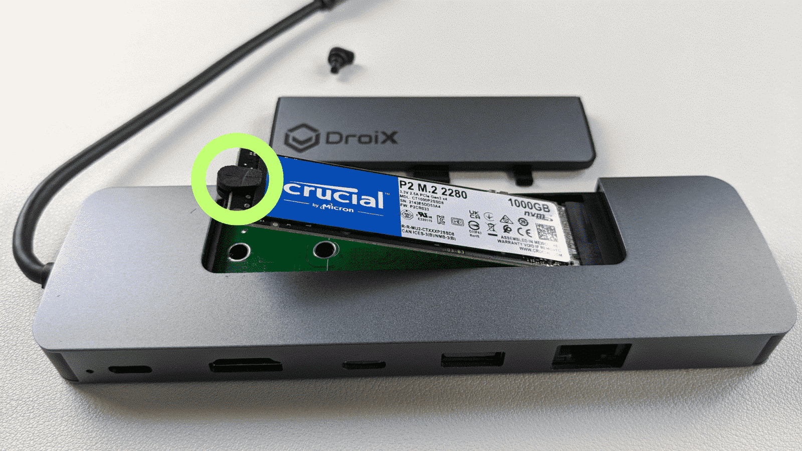 Getting Started with the DroiX NH8 USB Hub with NVMe • DroiX Knowledge Base - Tutorials for ...