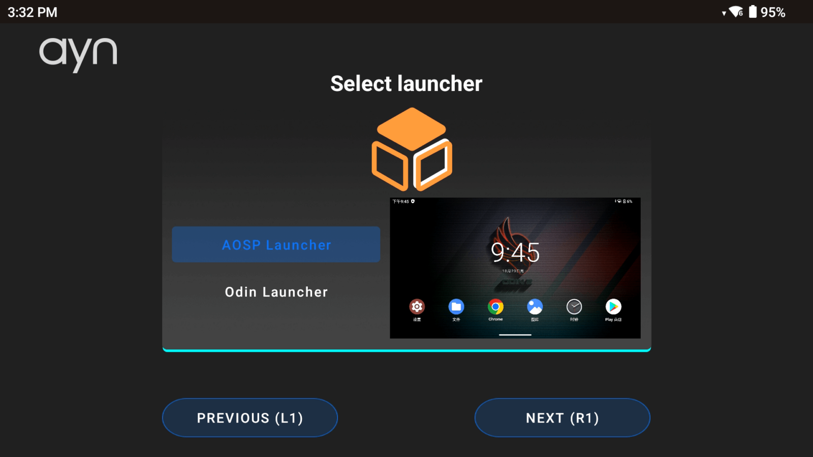 After this, you will be asked to select your Android launcher – you have the choice between the ...