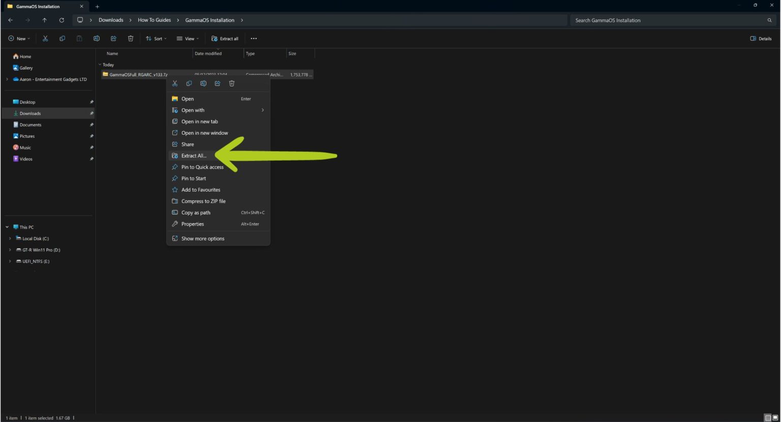 How to Install & Setup GammaOS on the Anbernic RG ARC-D • DroiX Knowledge Base - Tutorials for ...