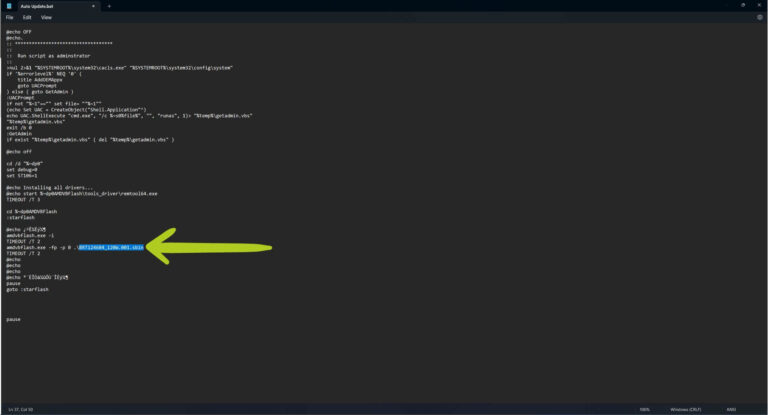 Run the Auto Updater.bat (refer to Image 1 below) to begin the vBIOS flashing. This will open ...