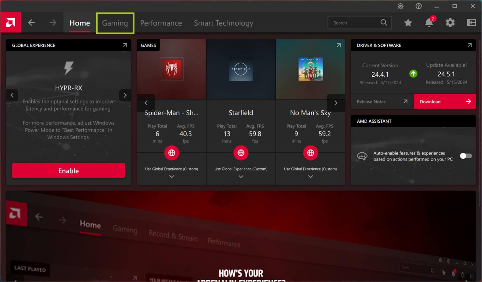 Open AMD Software: Adrenalin Edition. Navigate the ‘Gaming’ tab and then select ‘Graphics ...