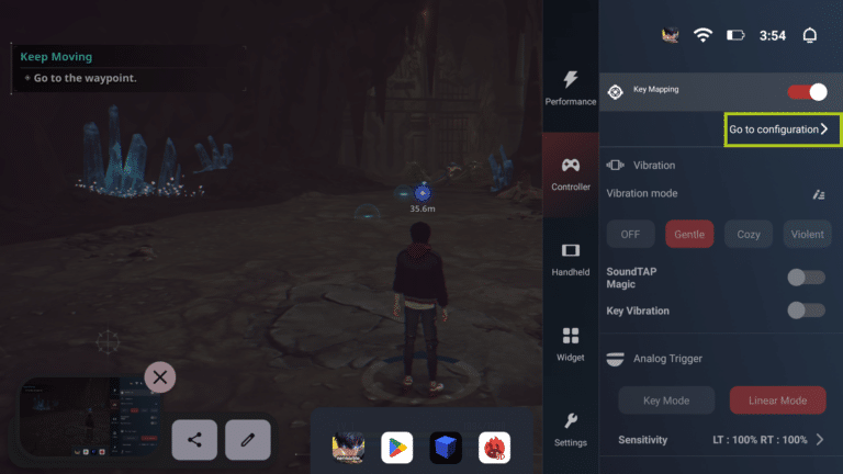Enabling the Key Mapping Overlay