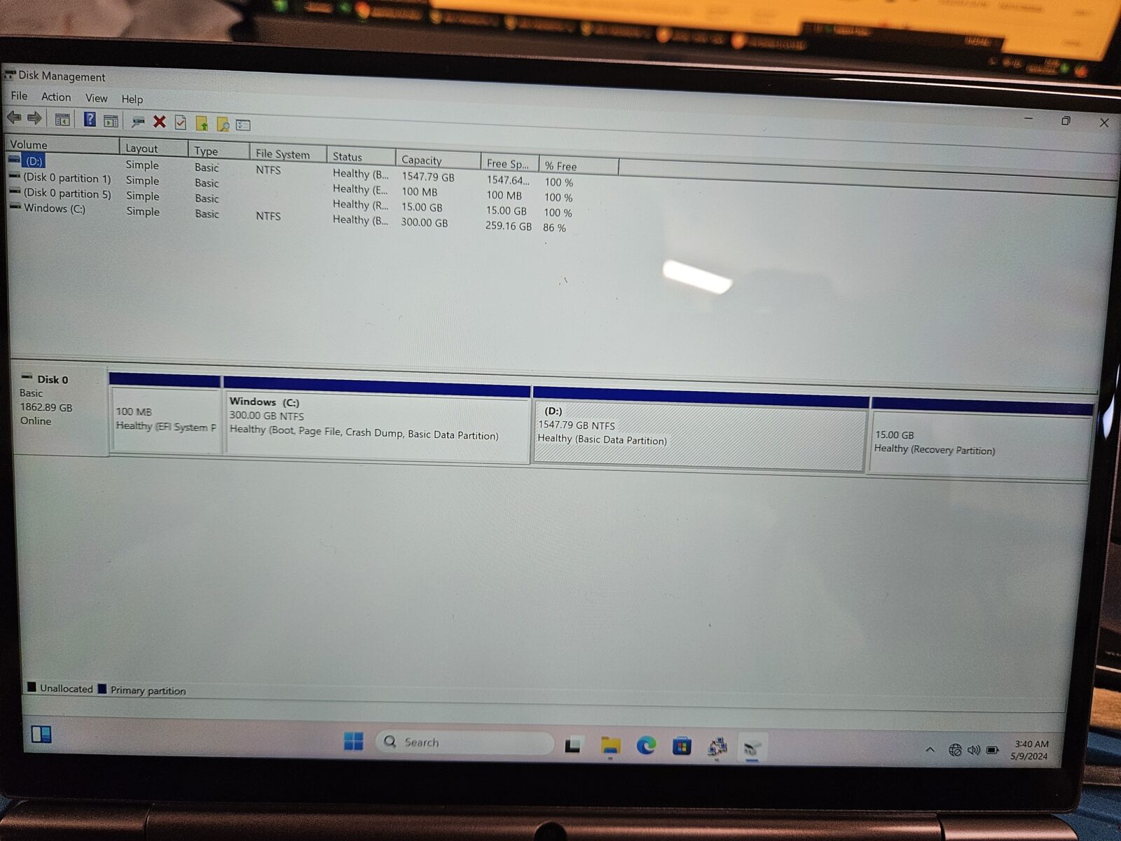File Explorer Disk Manager