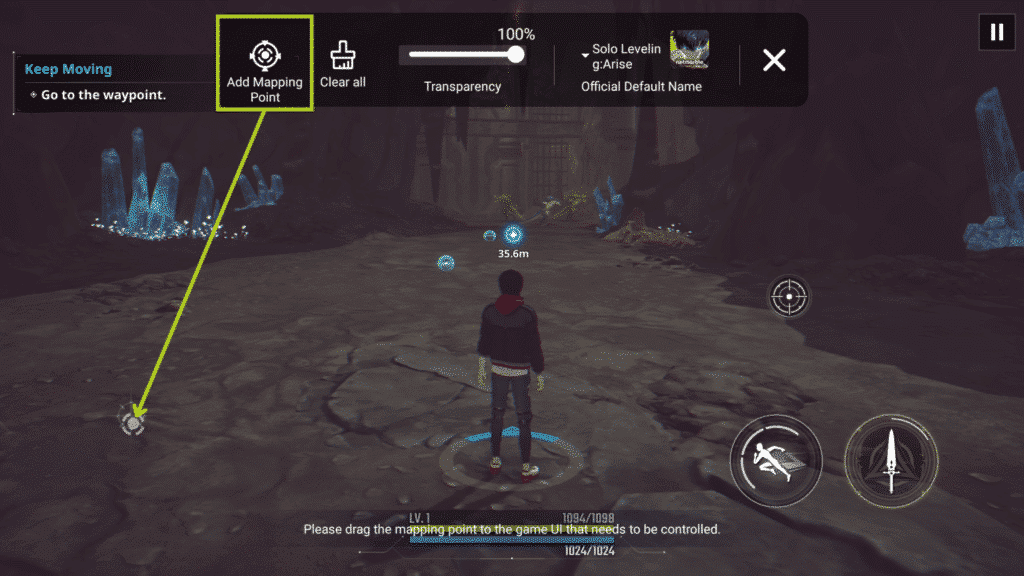 Enabling the Key Mapping Overlay