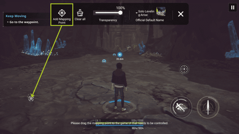 Enabling the Key Mapping Overlay