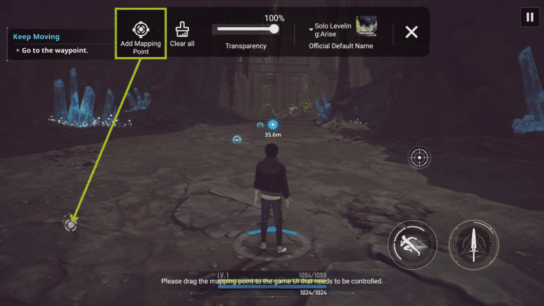 Enabling the Key Mapping Overlay