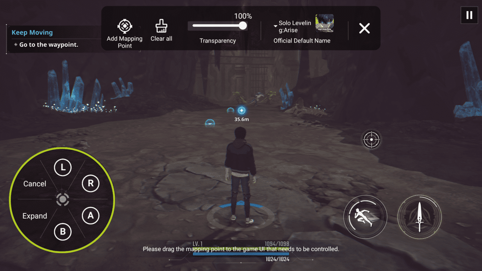 Enabling the Key Mapping Overlay