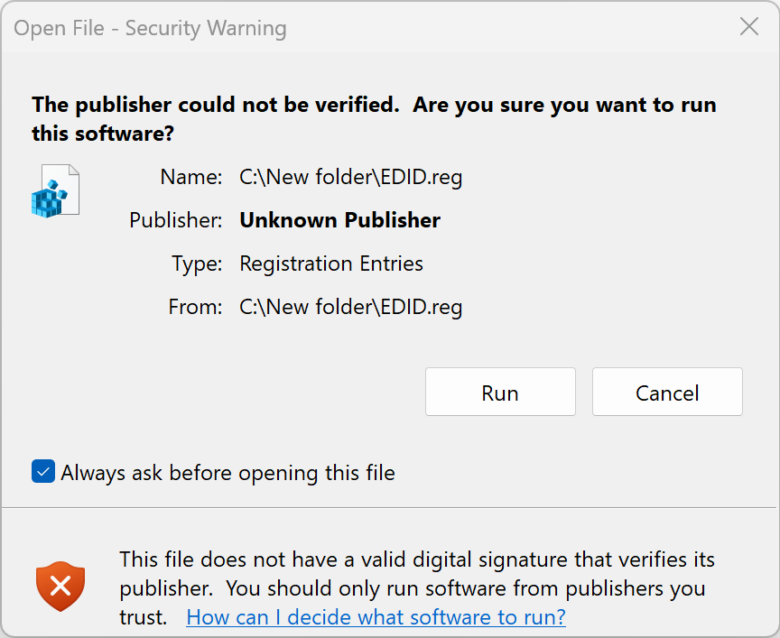 A second notification will appear asking if you are sure you wish to ...