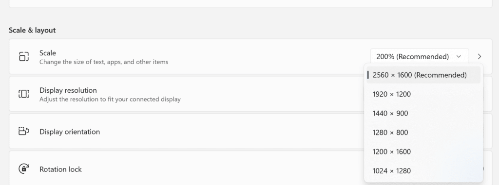 You can now choose any resolution you would like. Until ONEXPLAYER ...