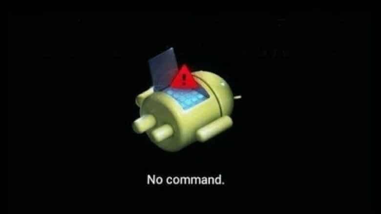 Dead Android screen