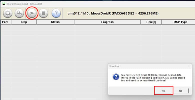 Press the Play/action button (3rd icon) on the menu. You will be ...