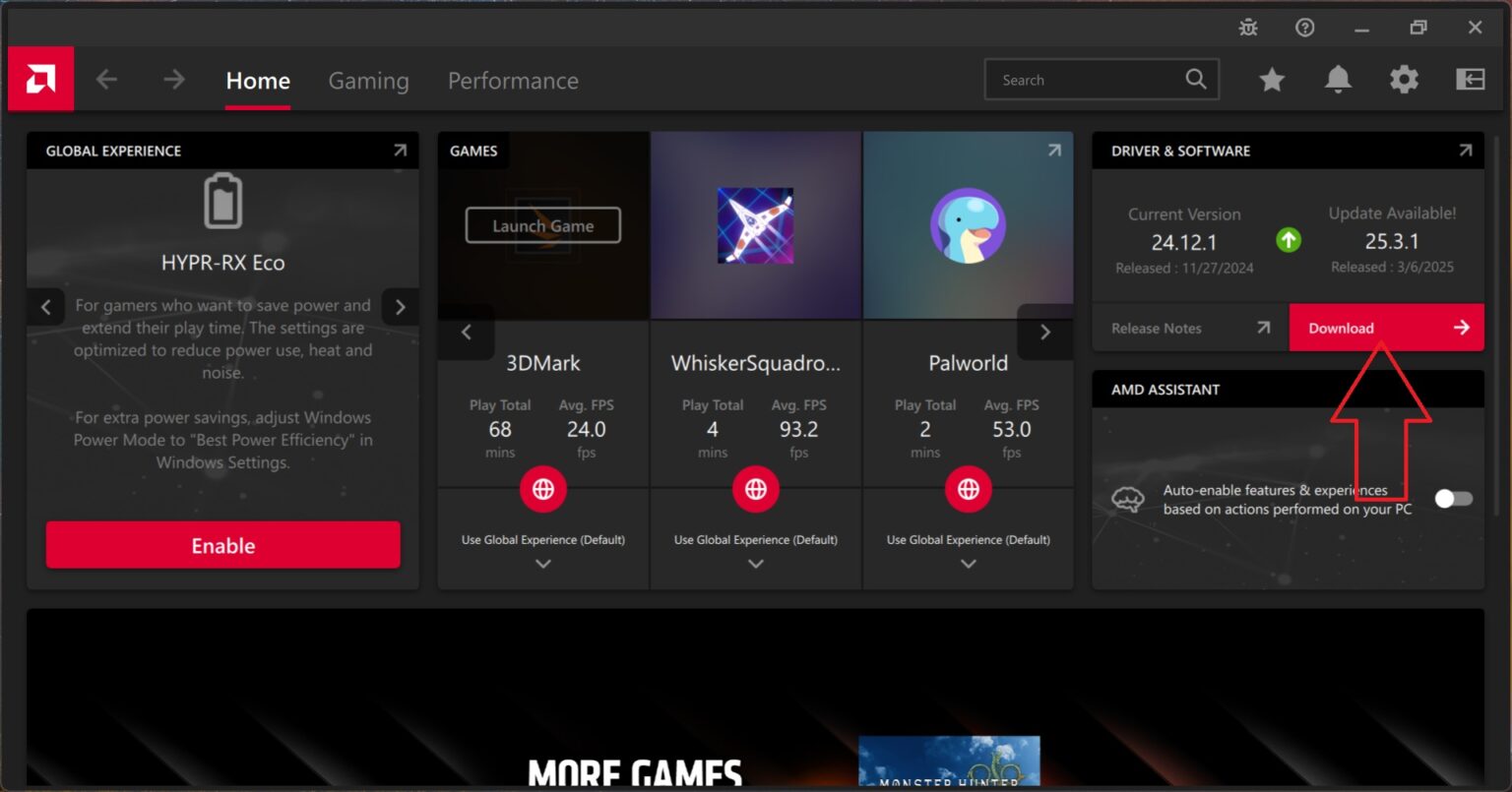 After a few moments you should be prompted to Download the update ...
